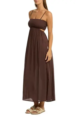 SEA LEVEL Resort Essentials Cutout Cover-up Sundress