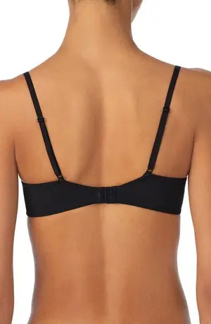 Dkny Deco Underwire Lace Balconette Bra - Black