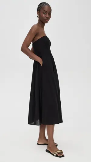 Playa Lucila Strapless Midi Dress