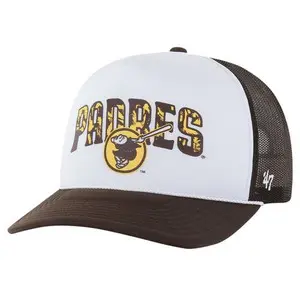 '47 San Diego Padres Retro Region Foam Trucker Adjustable Hat - Brown