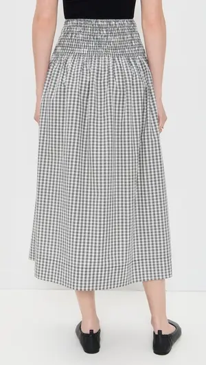 Rails Alessa Skirt - Ivory Jet Gingham