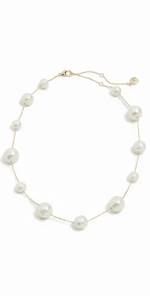 Baublebar Madeline Pearl Necklace - Pearl/gold