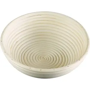 FRIELING Brotform Round Proofing Basket Bread Rising And Serving Basket - 10 Inch