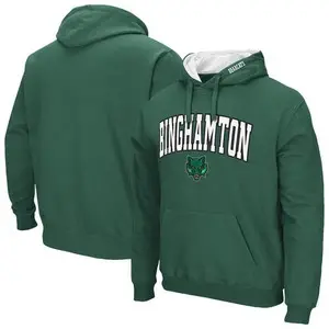 COLOSSEUM Binghamton Bearcats Arch & Logo 3.0 Pullover Hoodie