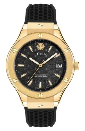 Philipp Plein Plein Underdog Strap Watch - Ip Yellow Gold