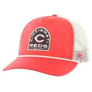 '47 Cincinnati S Cypress Trucker Hitch Adjustable Hat - Red