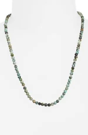 JONAS STUDIO And Sterling Silver Beaded Necklace - Turquoise