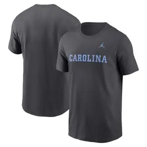 JORDAN BRAND North Carolina Tar Heels Primetime Wordmark T-shirt - Anthracite