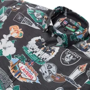 Reyn Spooner Las Vegas Raiders Scenic Button-down Shirt