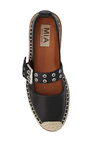 Mia Valri Espadrille Mary Jane Flat