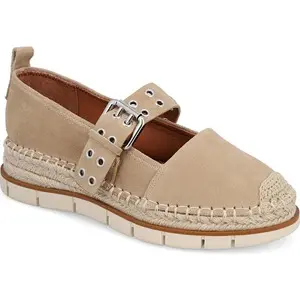 Mia Valri Espadrille Mary Jane Flat - Natural