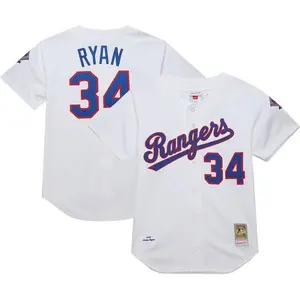 Mitchell & Ness Nolan Ryan Nolan Ryan Texas Rangers 1993 Cooperstown Collection Authentic Jersey - White