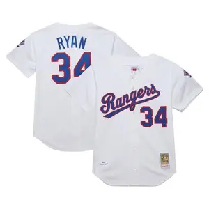 Mitchell & Ness Nolan Ryan Nolan Ryan Texas Rangers 1993 Cooperstown Collection Authentic Jersey
