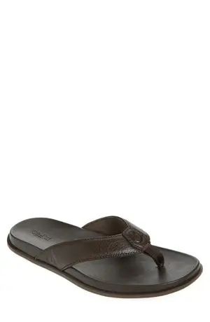 Olukai Olali Flip Flop - Dark Java / Dark Java