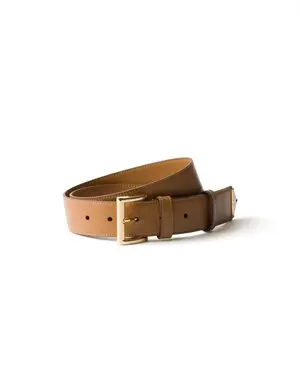 Prada Leather Belt - Brown