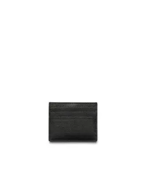 Prada Leather Card Holder - Black