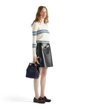 Prada Mariner Re-nylon Small Bucket Bag - Blue