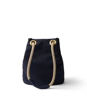 Prada Mariner Re-nylon Small Bucket Bag - Blue