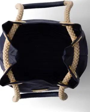 Prada Mariner Re-nylon Small Bucket Bag - Blue