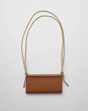 Prada Wallet With Leather Shoulder Strap