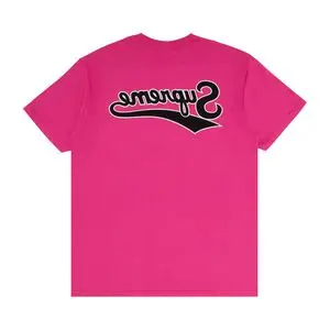 Supreme Backwards Tee 'fuchsia - Pink