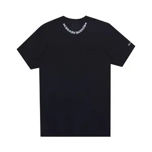 Chrome Hearts Neck Logo Tee - Black