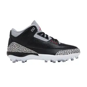 JORDAN 3 Retro Td Cleat - Black