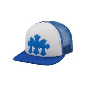 Chrome Hearts Cemetery Trucker Cap - Blue