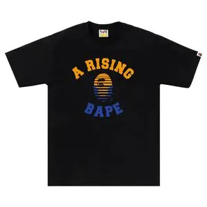 A BATHING APE A Rising Tee - Black