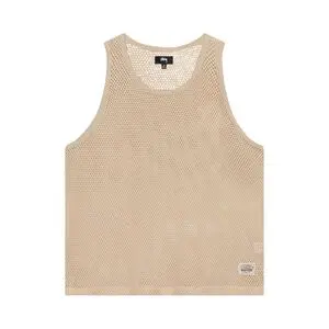 StÜssy Big Mesh Tank 'natural - Cream