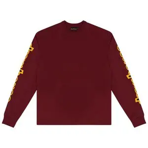 Drew House Long-sleeve Hug Tee 'burgundy
