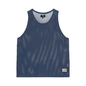 StÜssy Big Mesh Tank Top - Blue