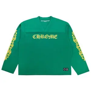 Chrome Hearts Floral Jersey Long-sleeve Tee - Green