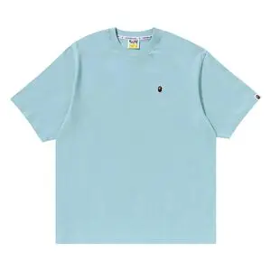 A BATHING APE Ape Head Relaxed Fit Tee - Blue