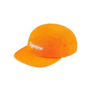 Supreme Washed Chino Twill Camp Cap - Orange