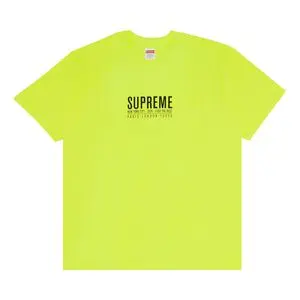 Supreme Paris Tee 'fluorescent - Yellow