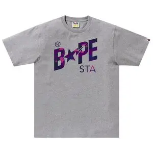 A BATHING APE Color Camo Sta Logo Tee