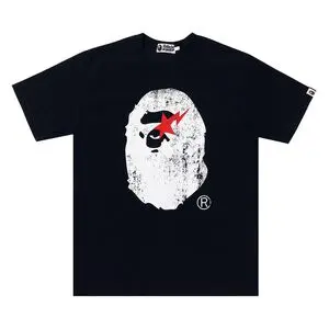 A BATHING APE Ape Head Tee 'indigo - Blue