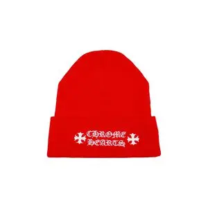 Chrome Hearts Logo Beanie - Red