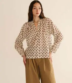DÔEN Julienne Top - Provencal Paisley