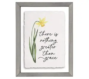 SINCERE SURROUNDINGS 14' Nothing Greater Grace Floating Frame - One-color
