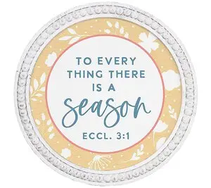 SINCERE SURROUNDINGS 14' Every Thing Season Yel Low Beaded Art - One-color