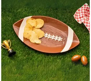 GODINGER League Football Platter