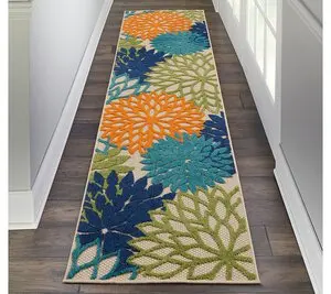 NOURISON HOME Aloha Tropical 2'3' X 8' Rug - One-color