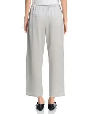 LESET Barb Crop Drawstring Pants - Cement