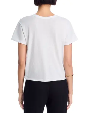 LESET Laura V-neck Tee - White