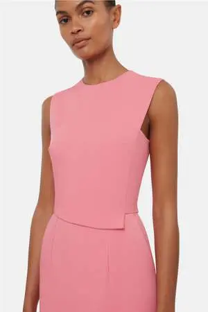 EMILIA WICKSTEAD Juulia Dress In Viscose Sable