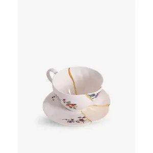 SELETTI Kintsugi 2 Porcelain Tea Set - One-color