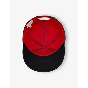 CHRISTIAN LOUBOUTIN Mooncrest Cotton-canvas Baseball Cap - Black