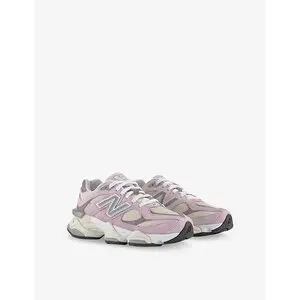 NEW BALANCE 9060 Suede And Mesh Trainers - Rose Sugar